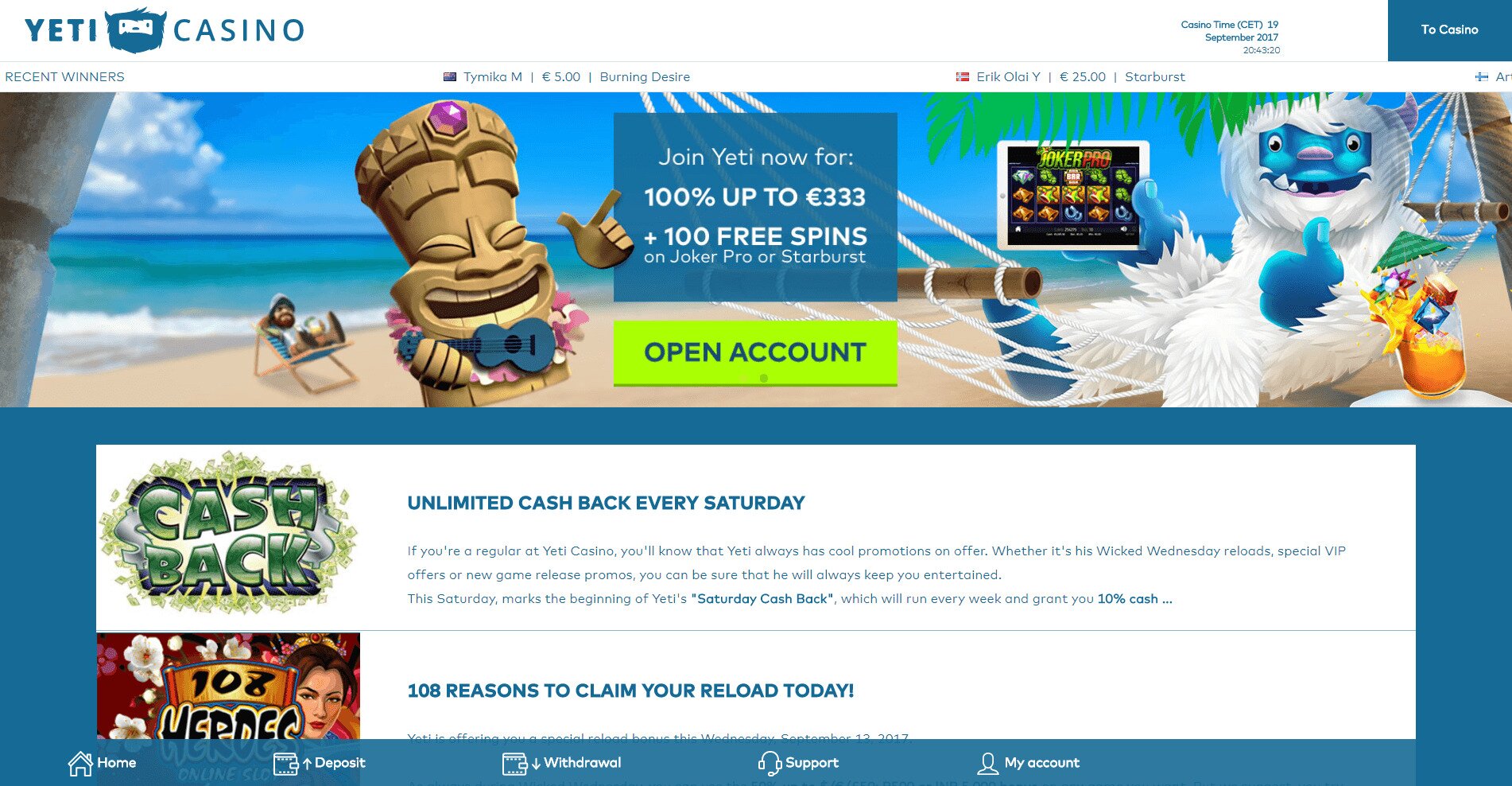 Yeti Casino Review - An In-Depth Look at Yeti Casino for 2024