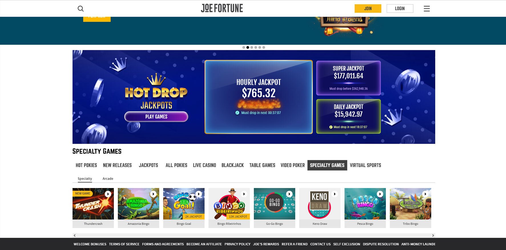 Joe Fortune Casino Review - Is Joe Fortune Legit and Safe?