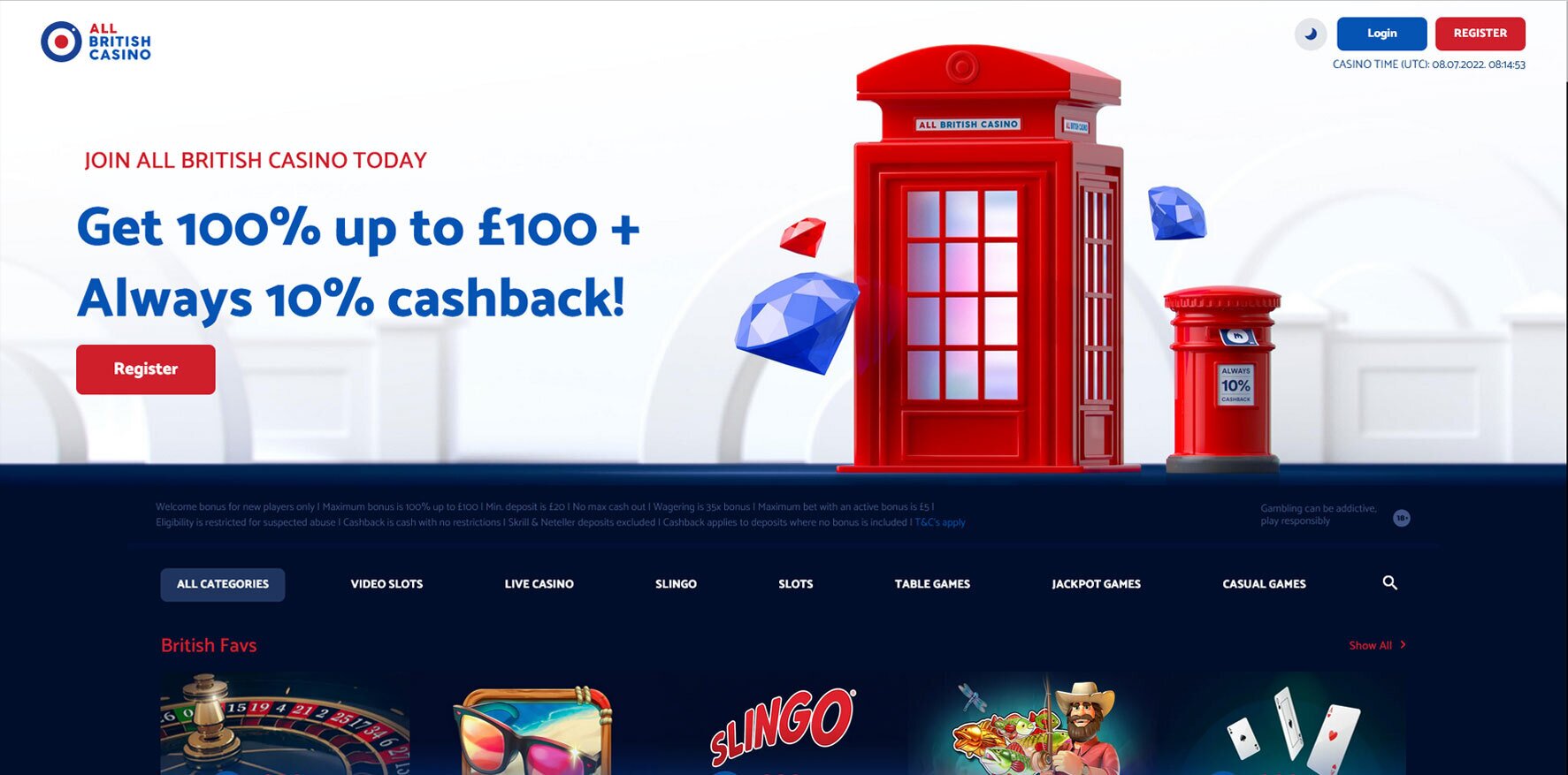 All British Casino Review - Is All British Online Casino Legit?