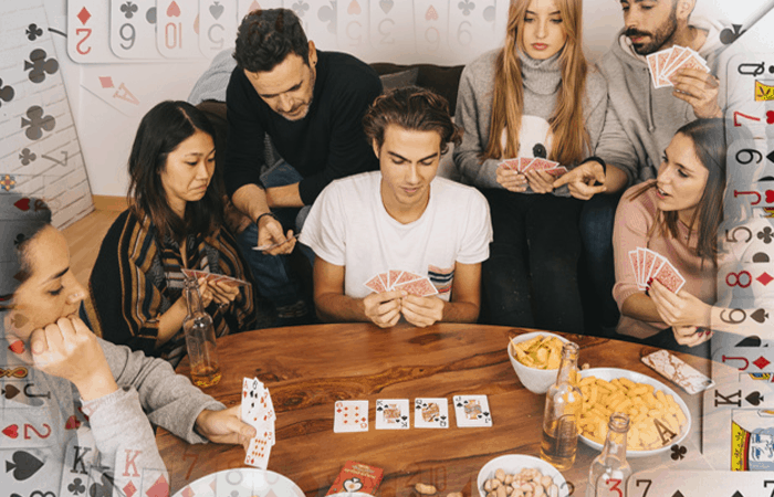 People Playing Card Games