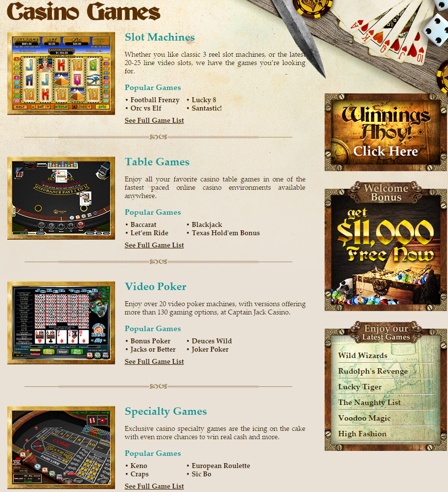 Captain Jack Casino Review - Do We Recommend Them in 2024?